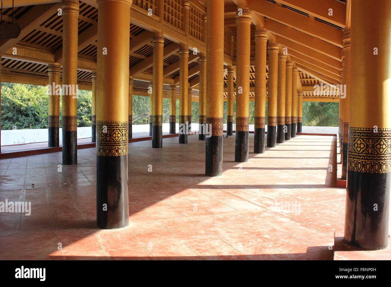 The Mandalay Palace, located in Mandalay, Myanmar, is the last royal ...