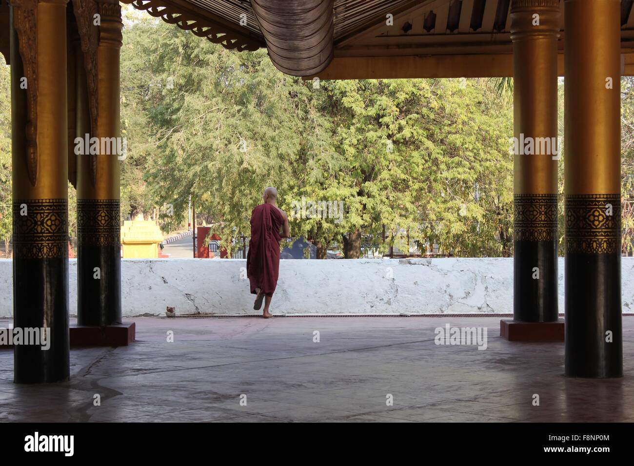 The Mandalay Palace, located in Mandalay, Myanmar, is the last royal ...