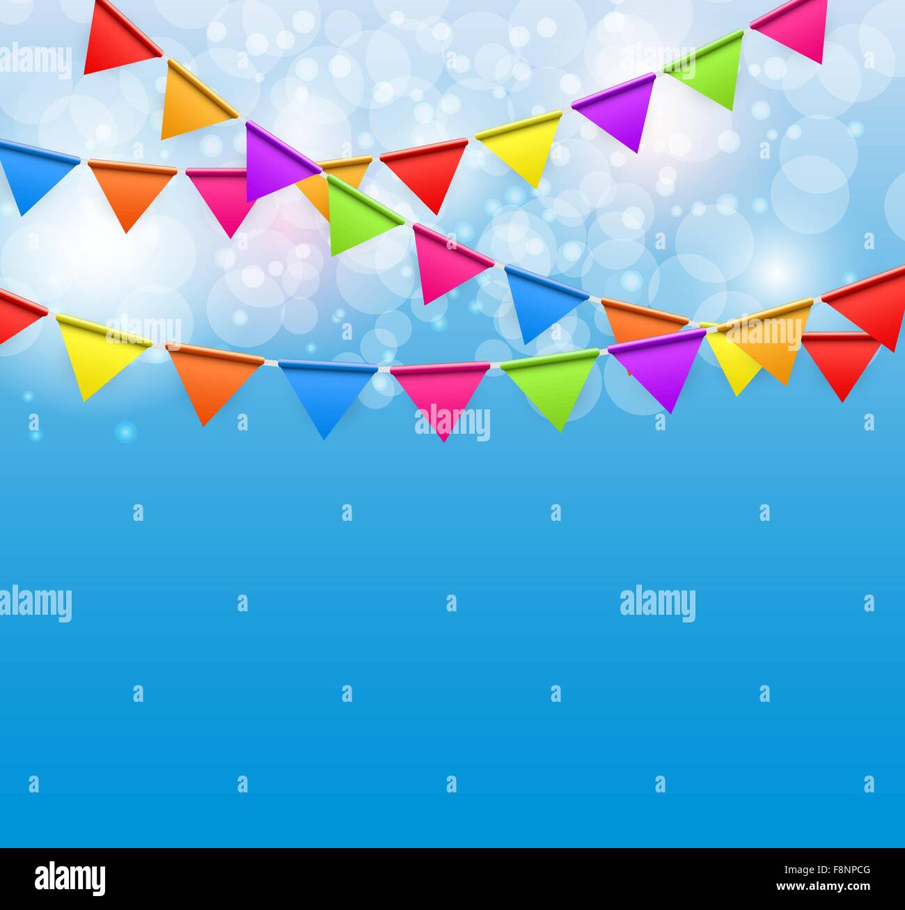 Party Background with Flags Vector Illustration Stock Vector Image ...