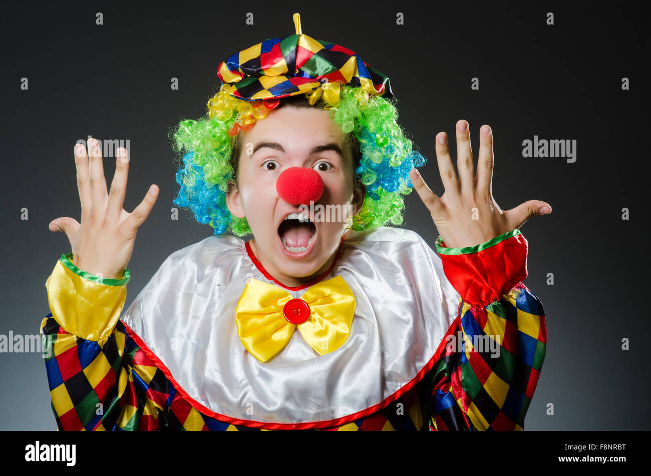 Funny clown in humor concept Stock Photo - Alamy