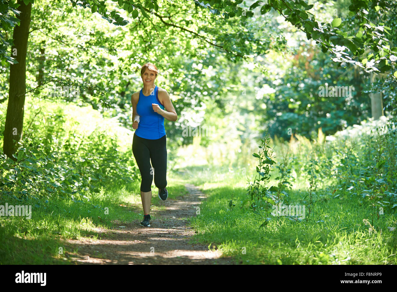 Lifestyle jogging middle aged hi-res stock photography and images - Alamy