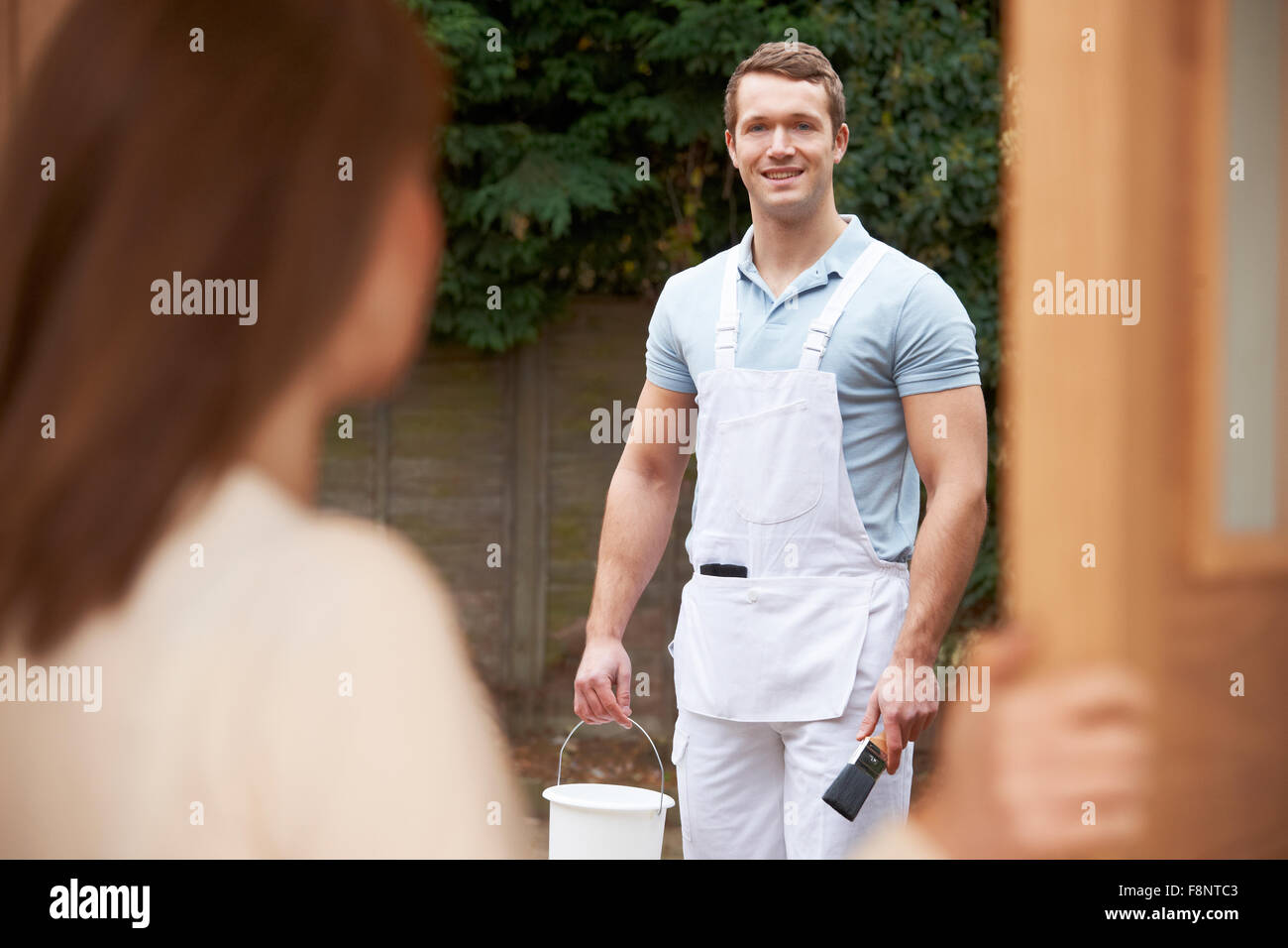 Domestic worker and client hi-res stock photography and images - Alamy