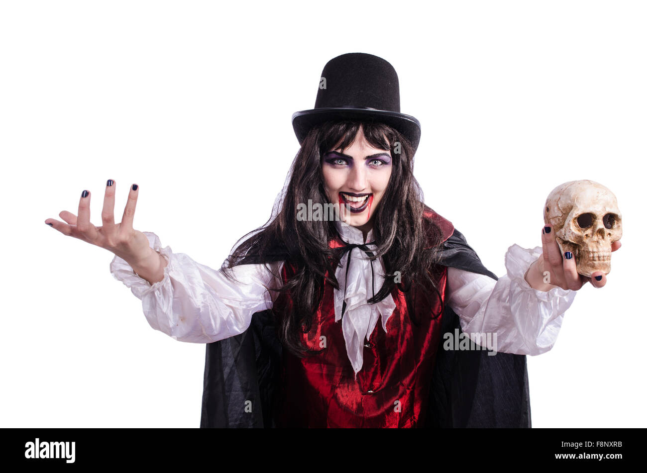Satan halloween concept isolated on white Stock Photo - Alamy