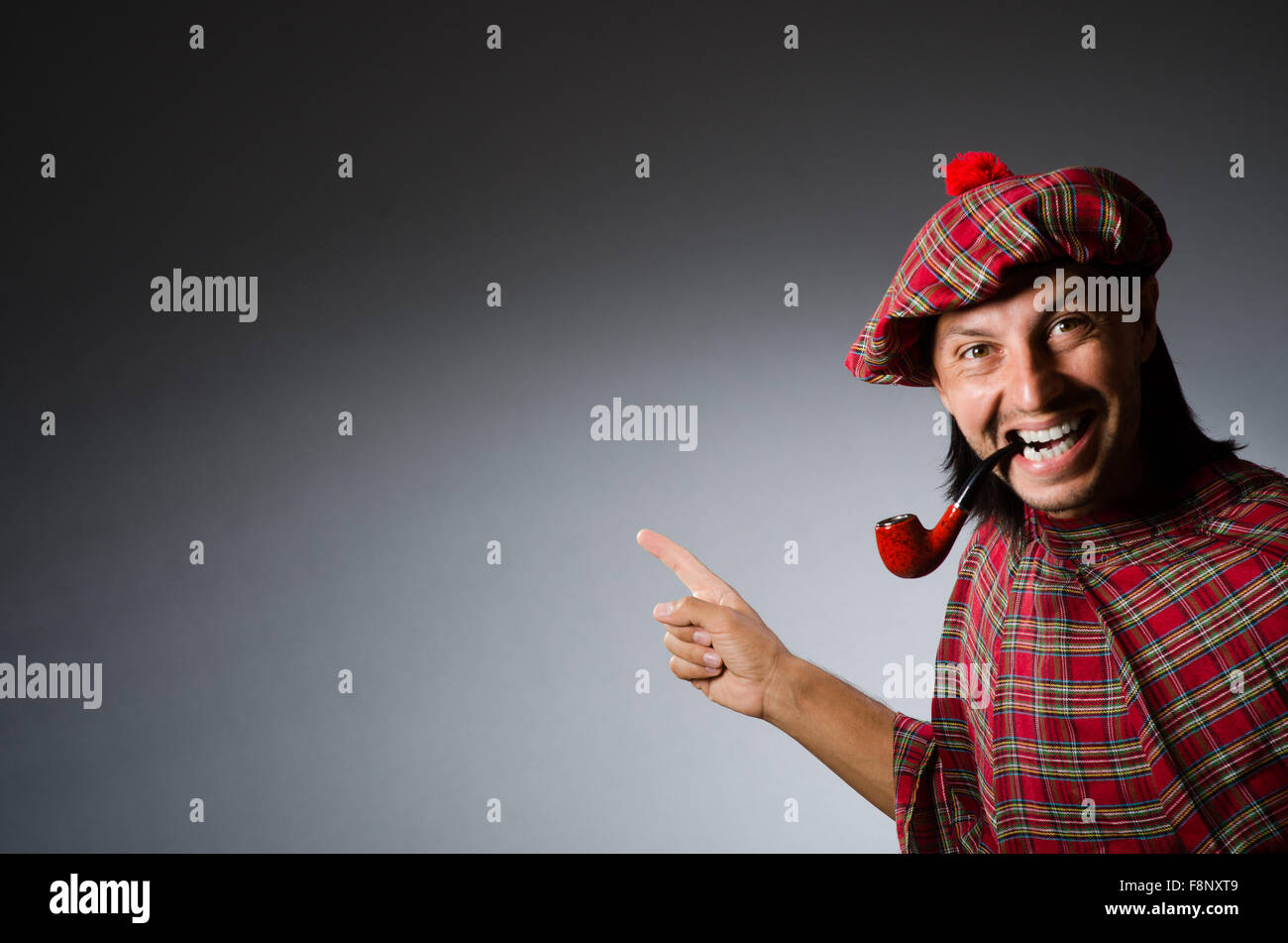 Funny Scotsman Smoking Pipe High Resolution Stock Photography and ...