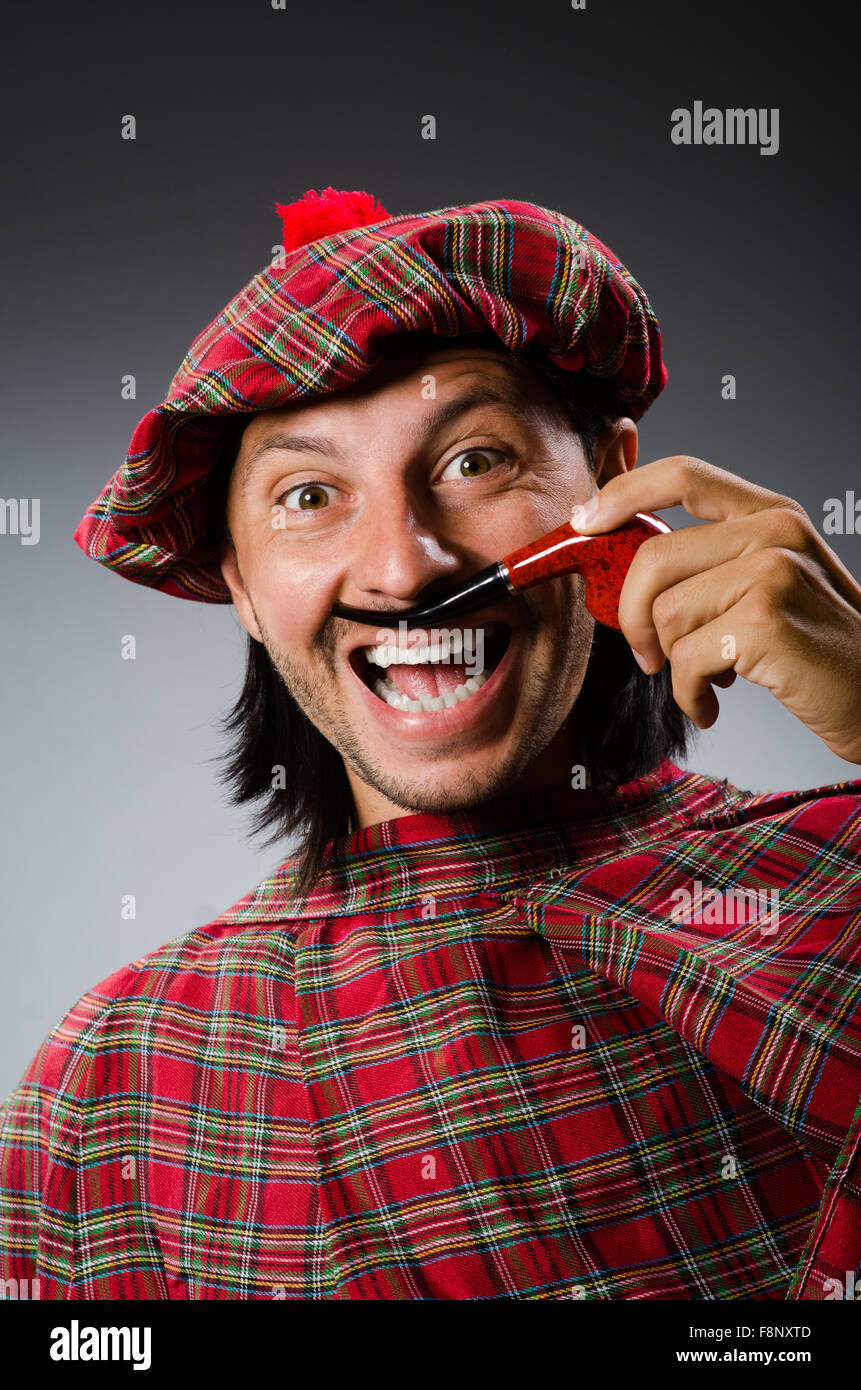 Funny Scotsman Smoking Pipe High Resolution Stock Photography and ...