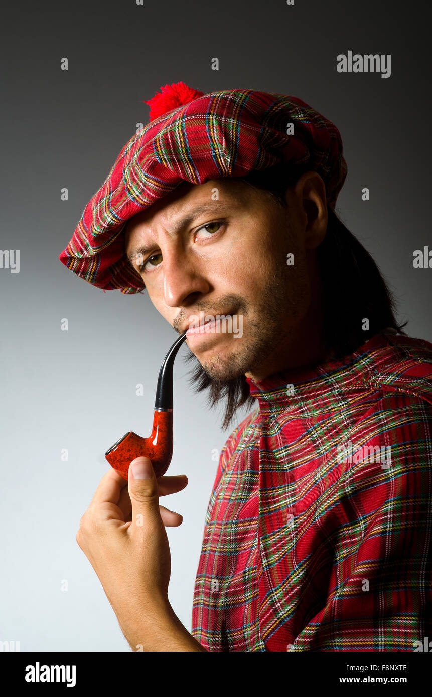 Funny Scotsman Smoking Pipe High Resolution Stock Photography and ...