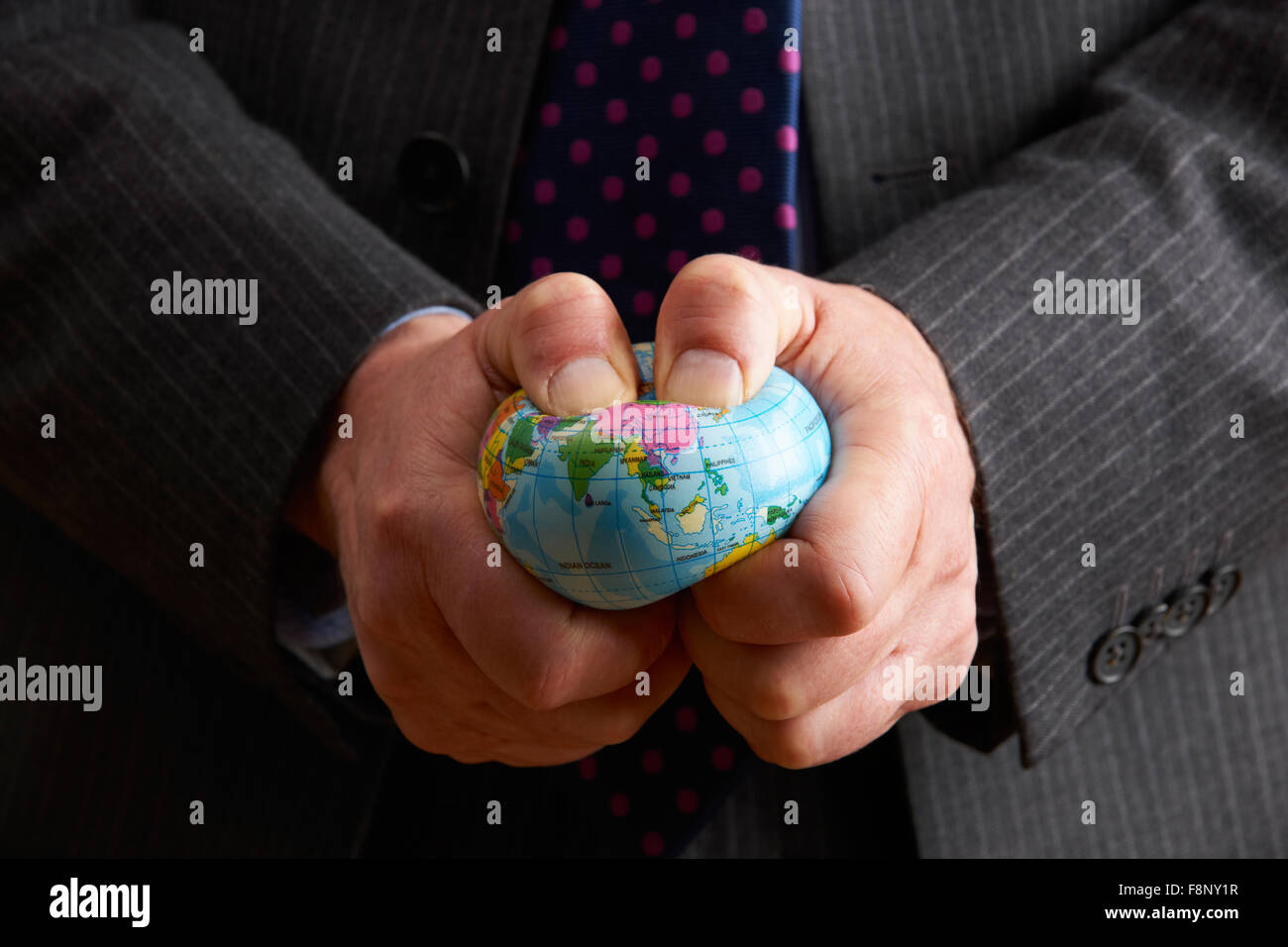 Man squeezing stress ball hi-res stock photography and images - Alamy