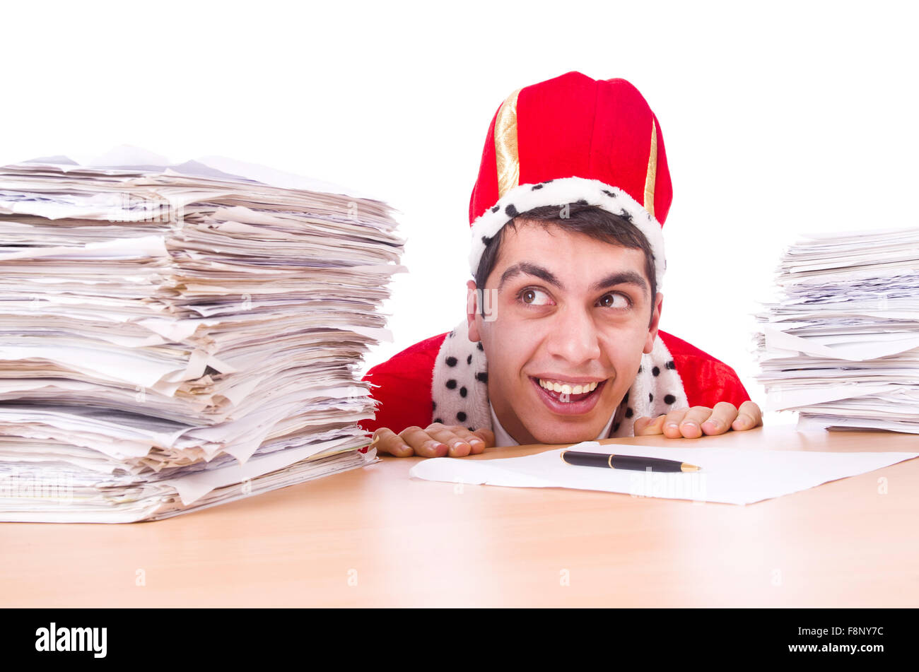 Office paperwork pile funny hi-res stock photography and images - Alamy