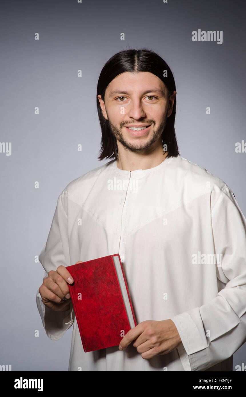 Priest man in religious concept Stock Photo - Alamy