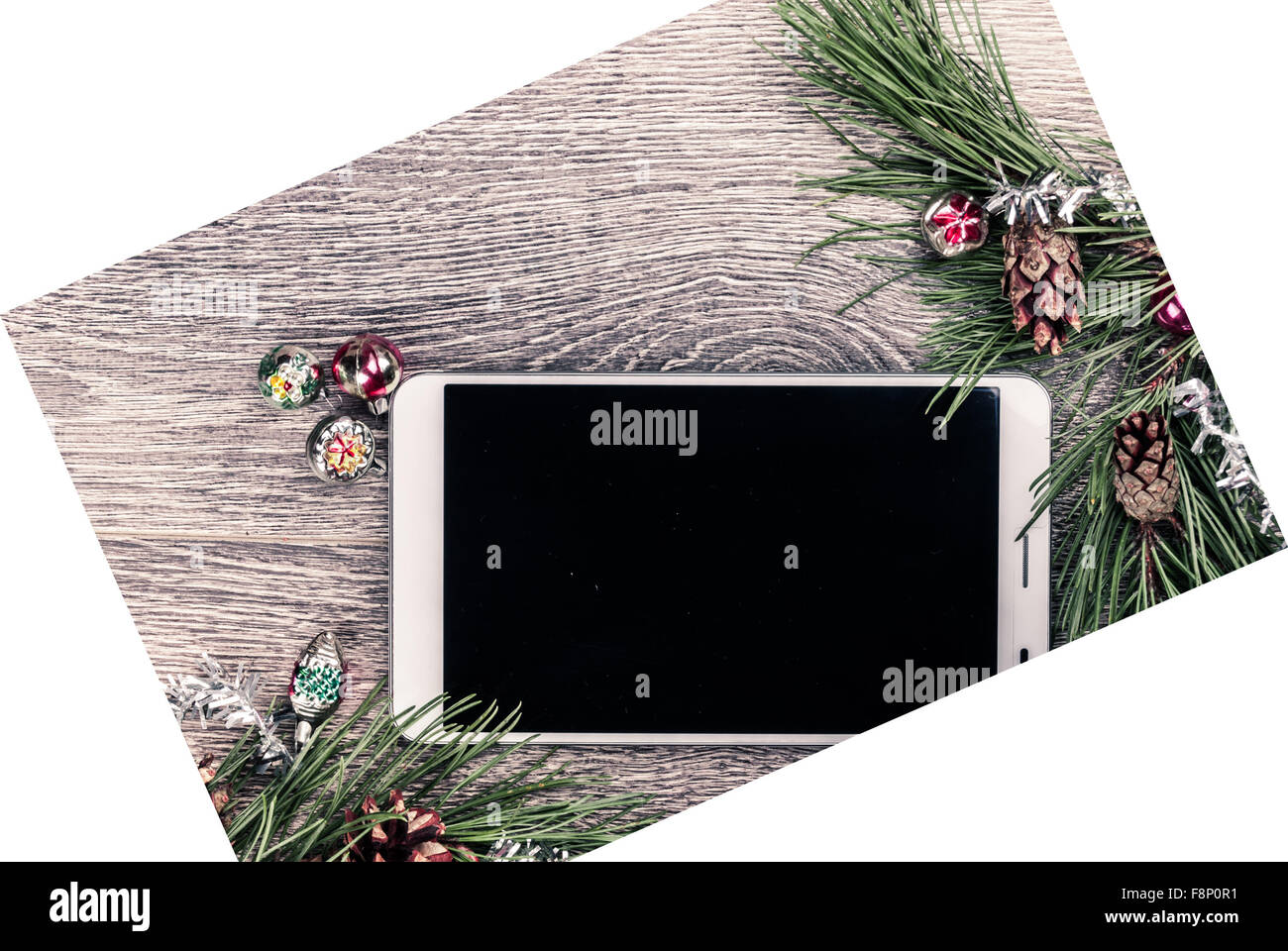 Fir tree branch old Cut Out Stock Images & Pictures - Alamy