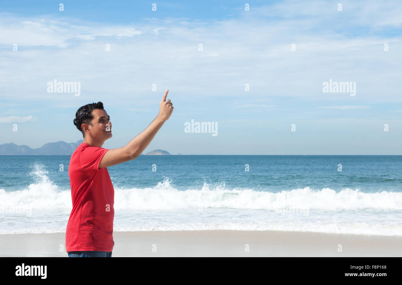 Man pointing at sky hi-res stock photography and images - Alamy