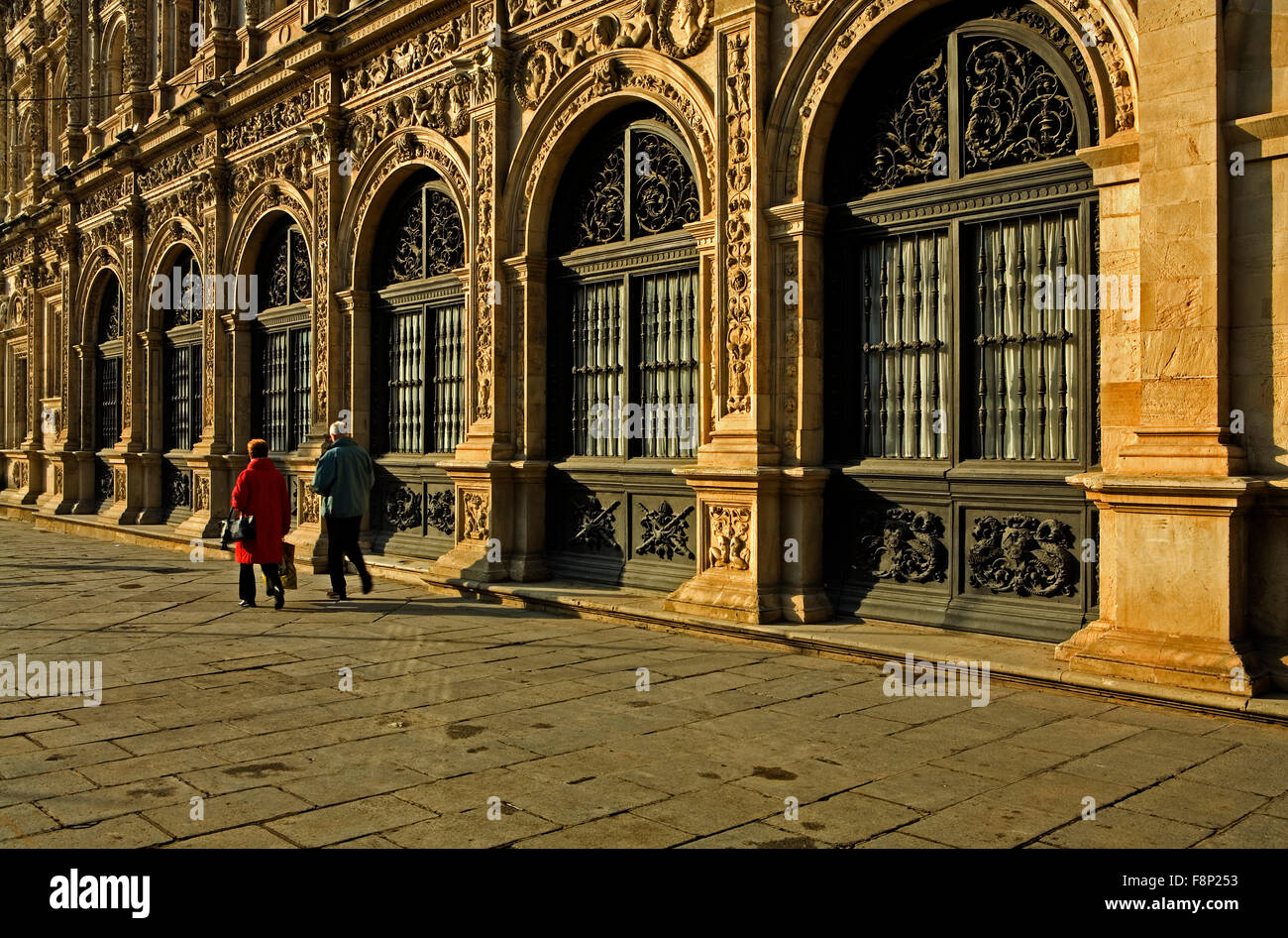 Town hall in Francisco's square. Seville, Andalusia, Spain Stock Photo ...