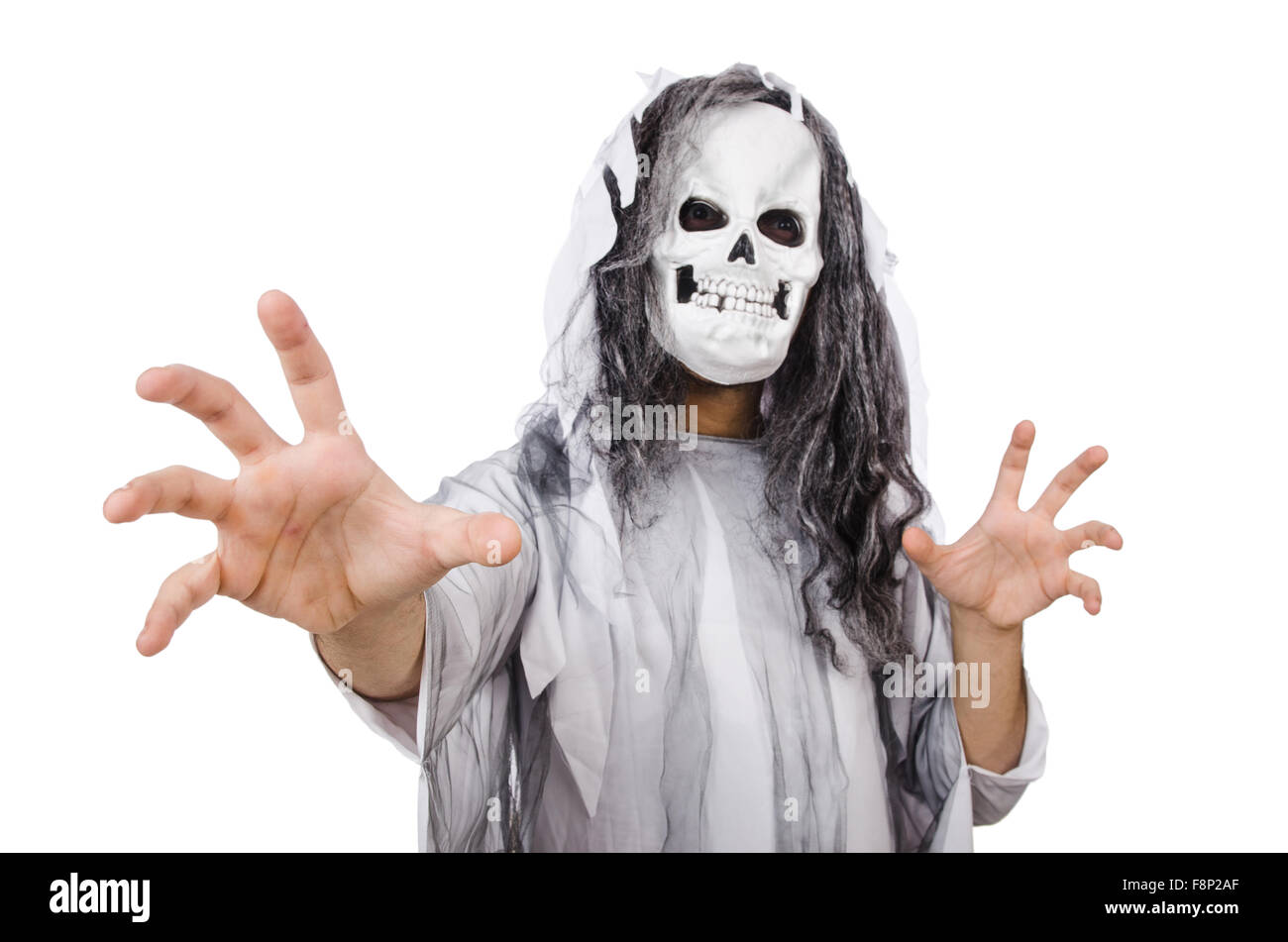 Scary man in halloween concept Stock Photo - Alamy