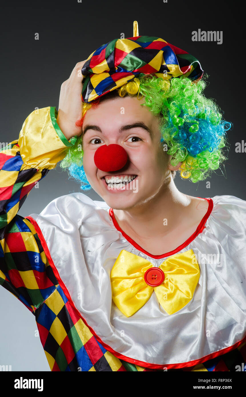 Funny clown in humor concept Stock Photo - Alamy