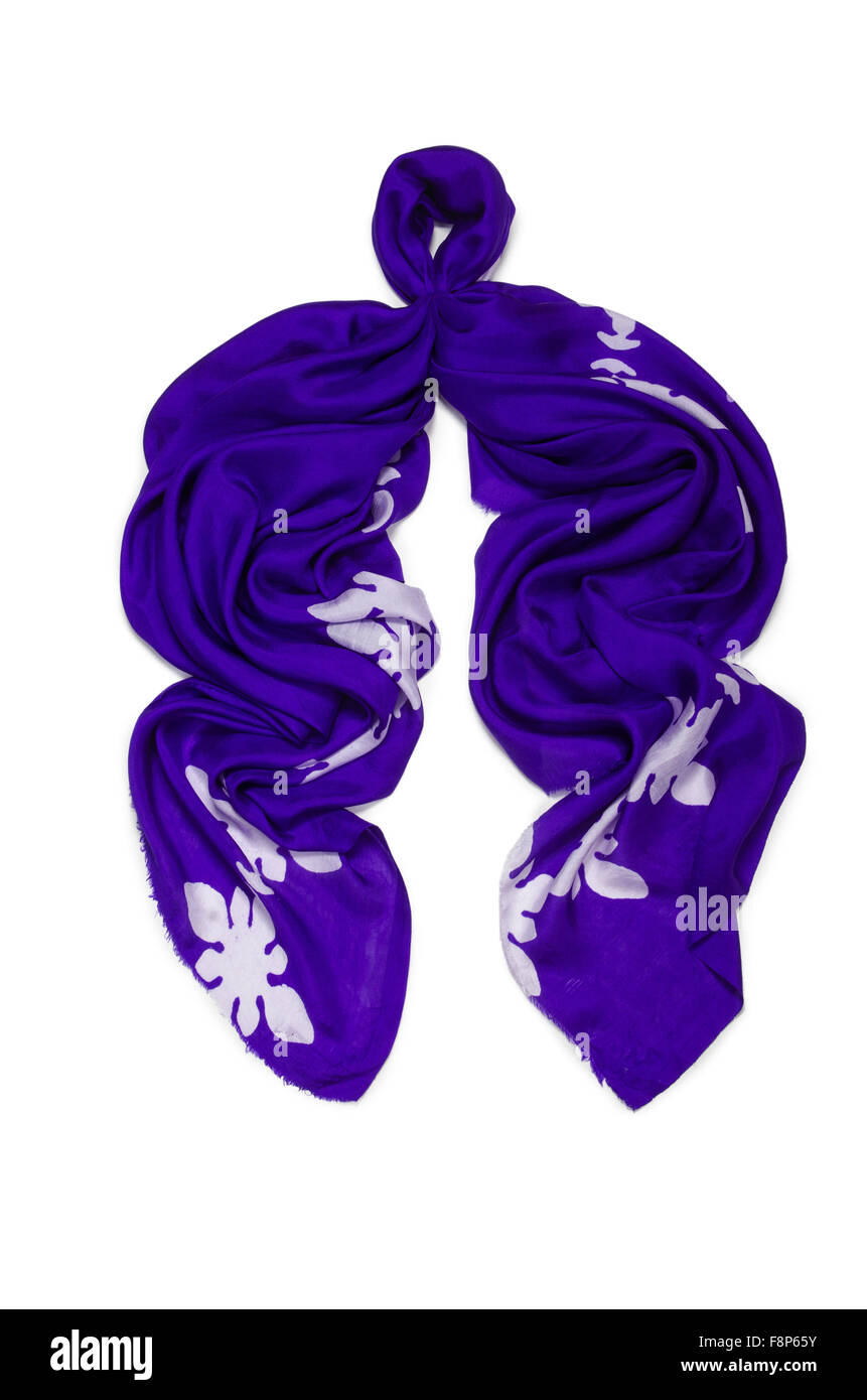Woman scarf isolated on the white background Stock Photo - Alamy