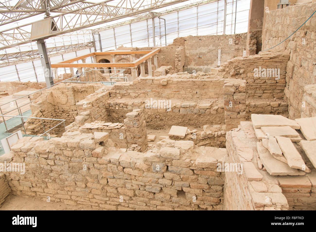 Terrace Houses in Ephesus Ancient City in Izmir, Turkey Stock Photo - Alamy