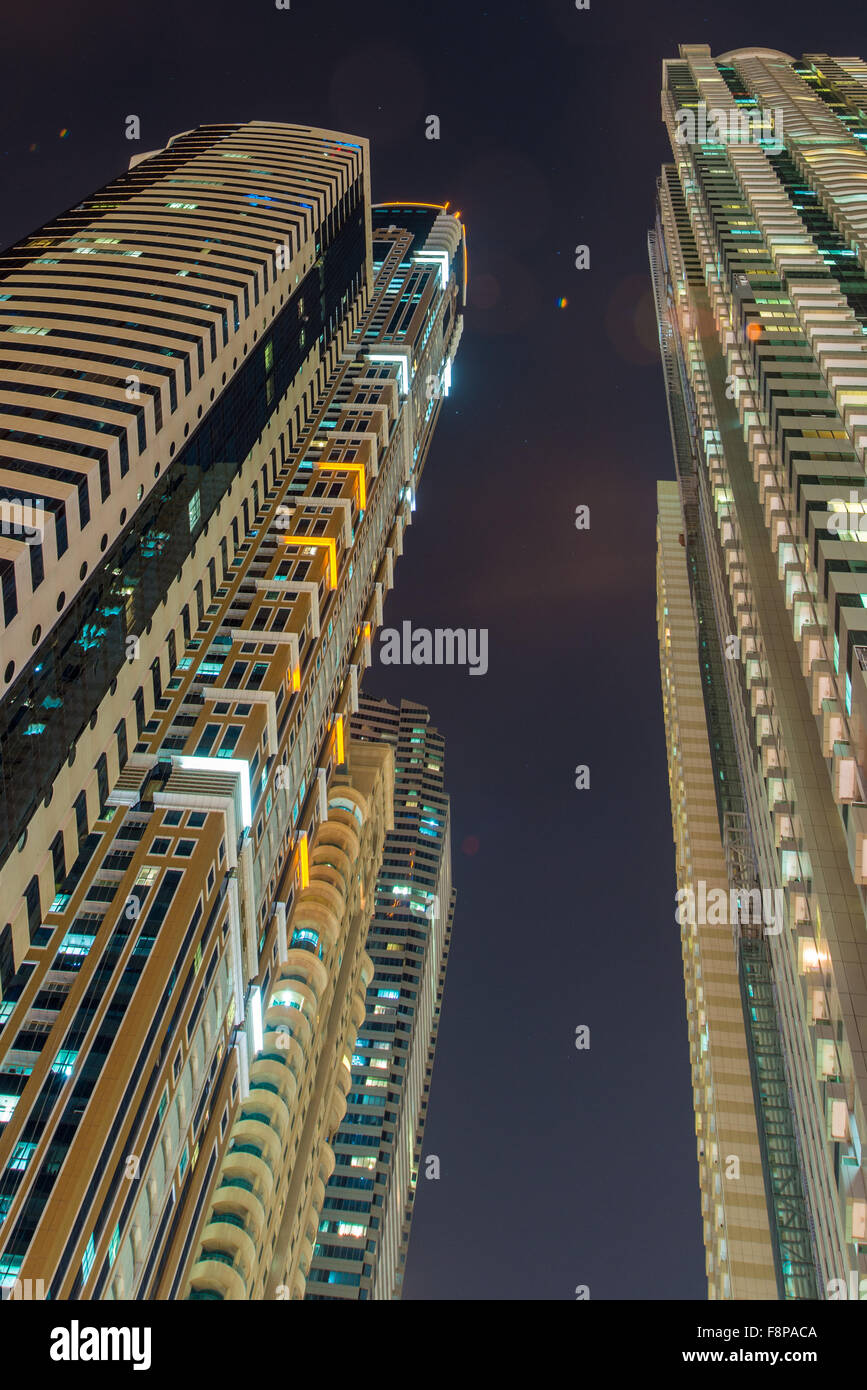 Tall residential buildings in Dubai Stock Photo - Alamy