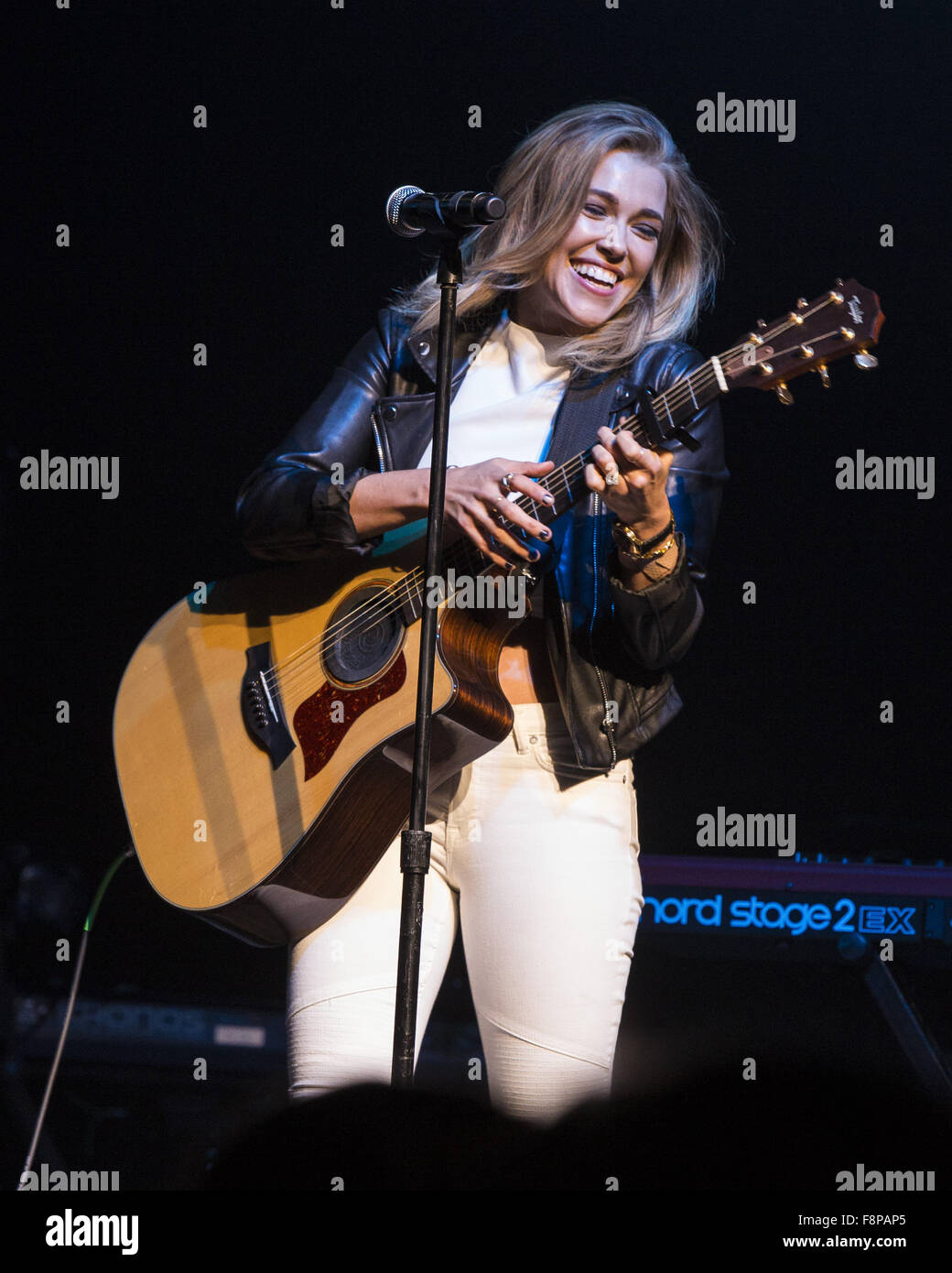 Indianapolis, Indiana, USA. 9th Dec, 2015. Rachel Platten performs at ...