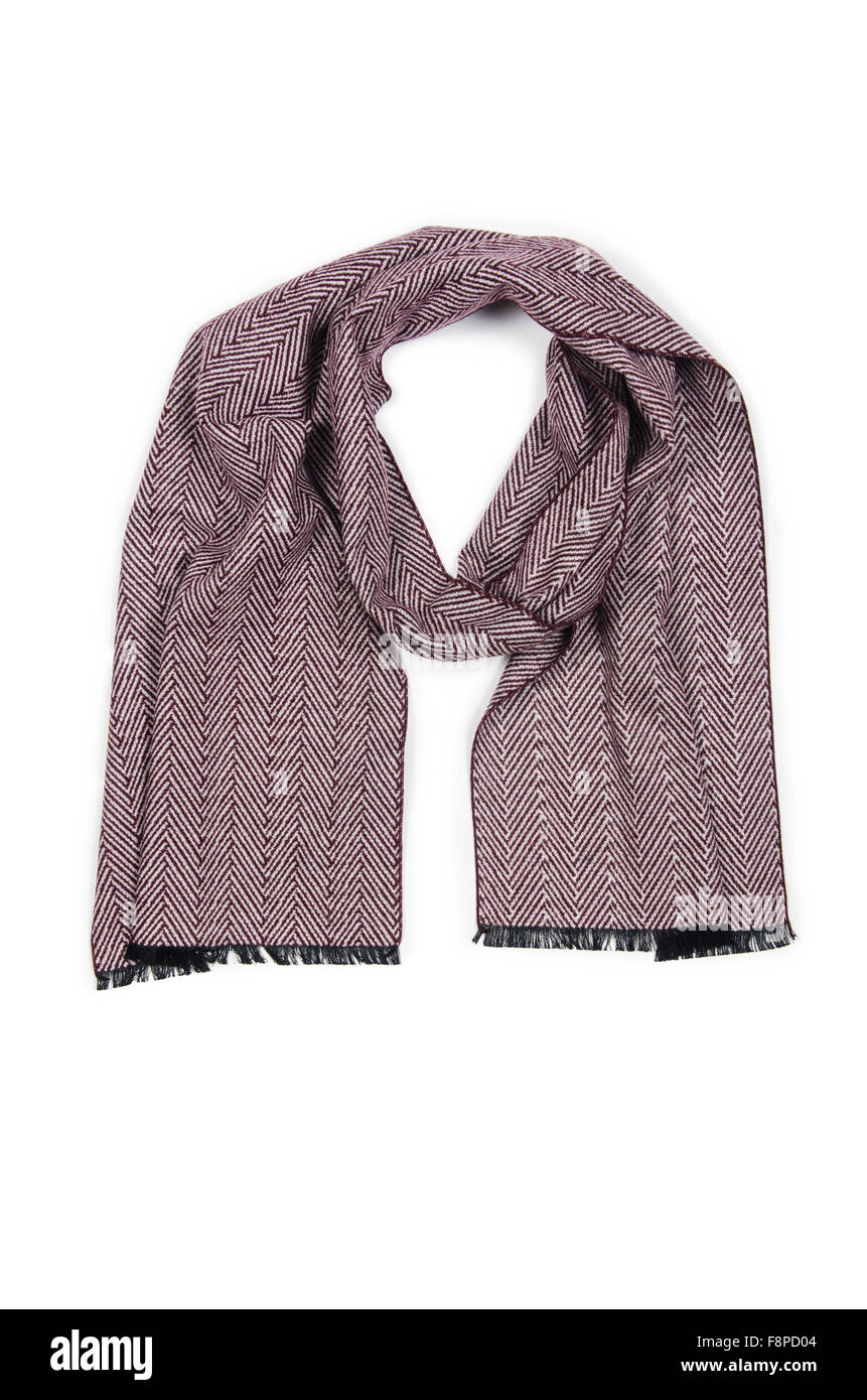 Warf scarf isolated on the white background Stock Photo - Alamy