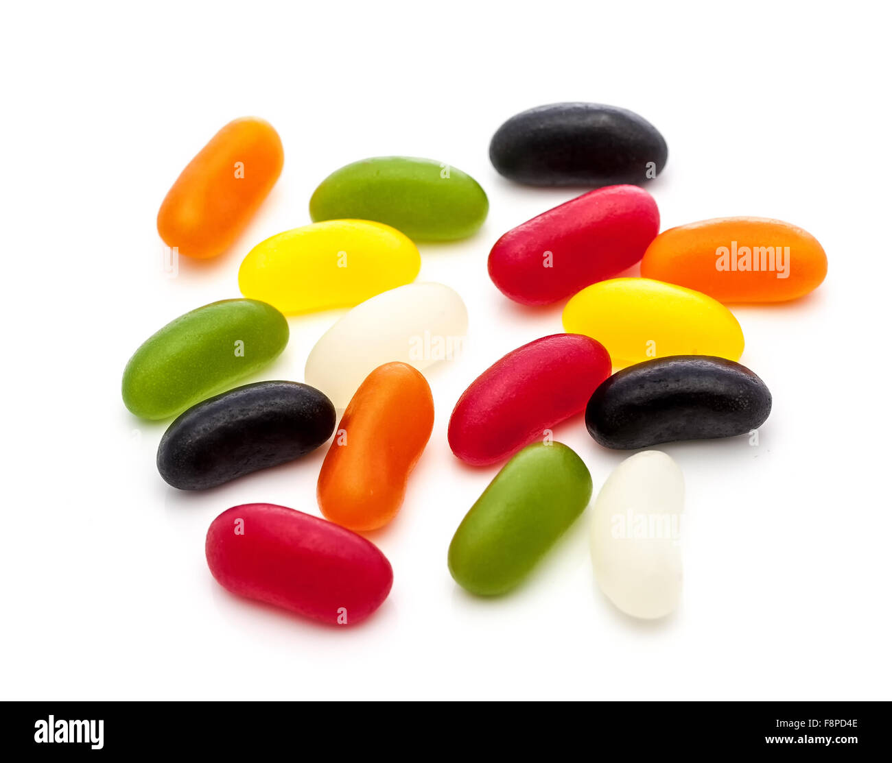 Jelly beans jellybean candy Cut Out Stock Images & Pictures - Alamy