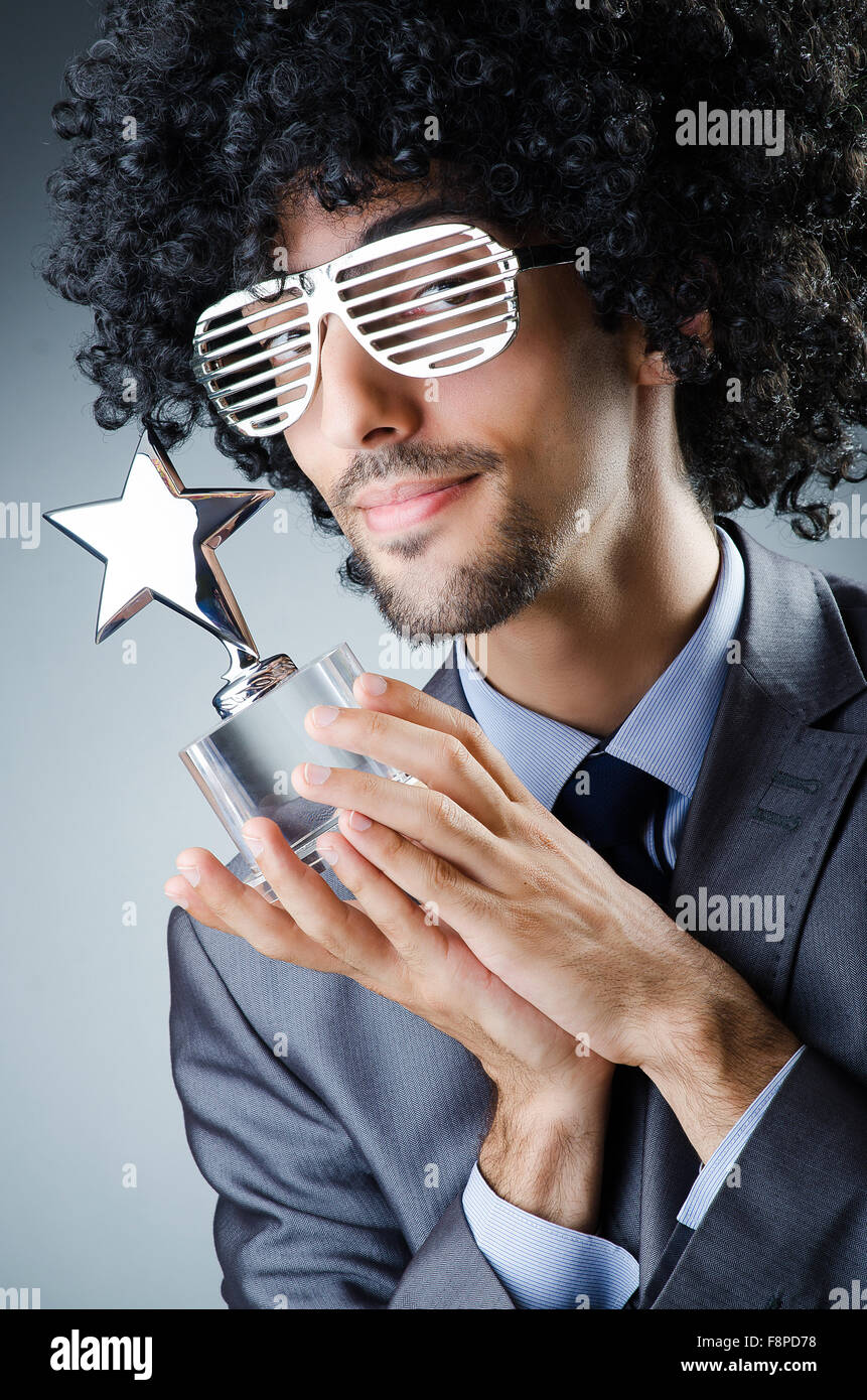 Receiving award pop star hi-res stock photography and images - Alamy