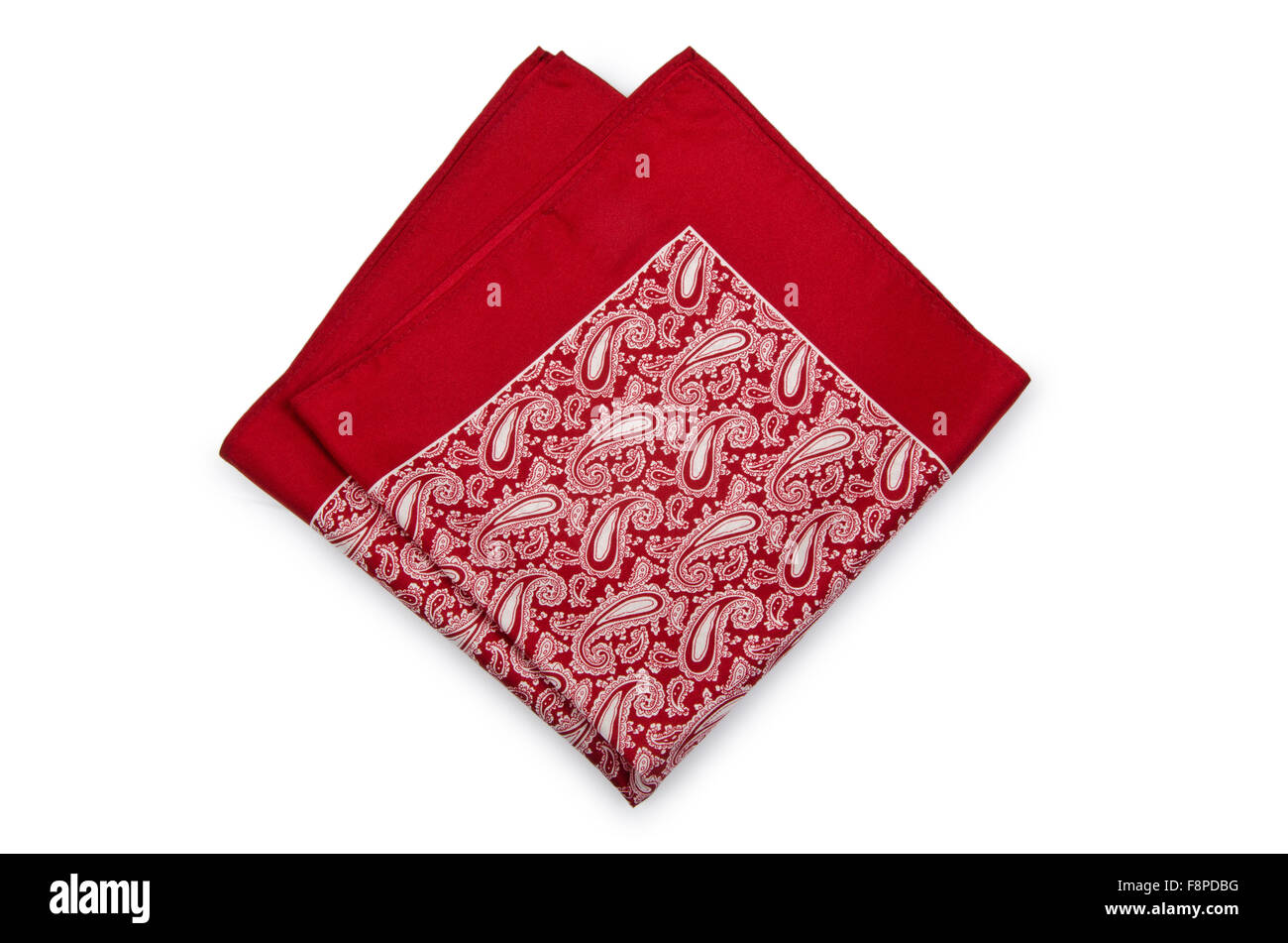 Handkerchief isolated on the white background Stock Photo - Alamy