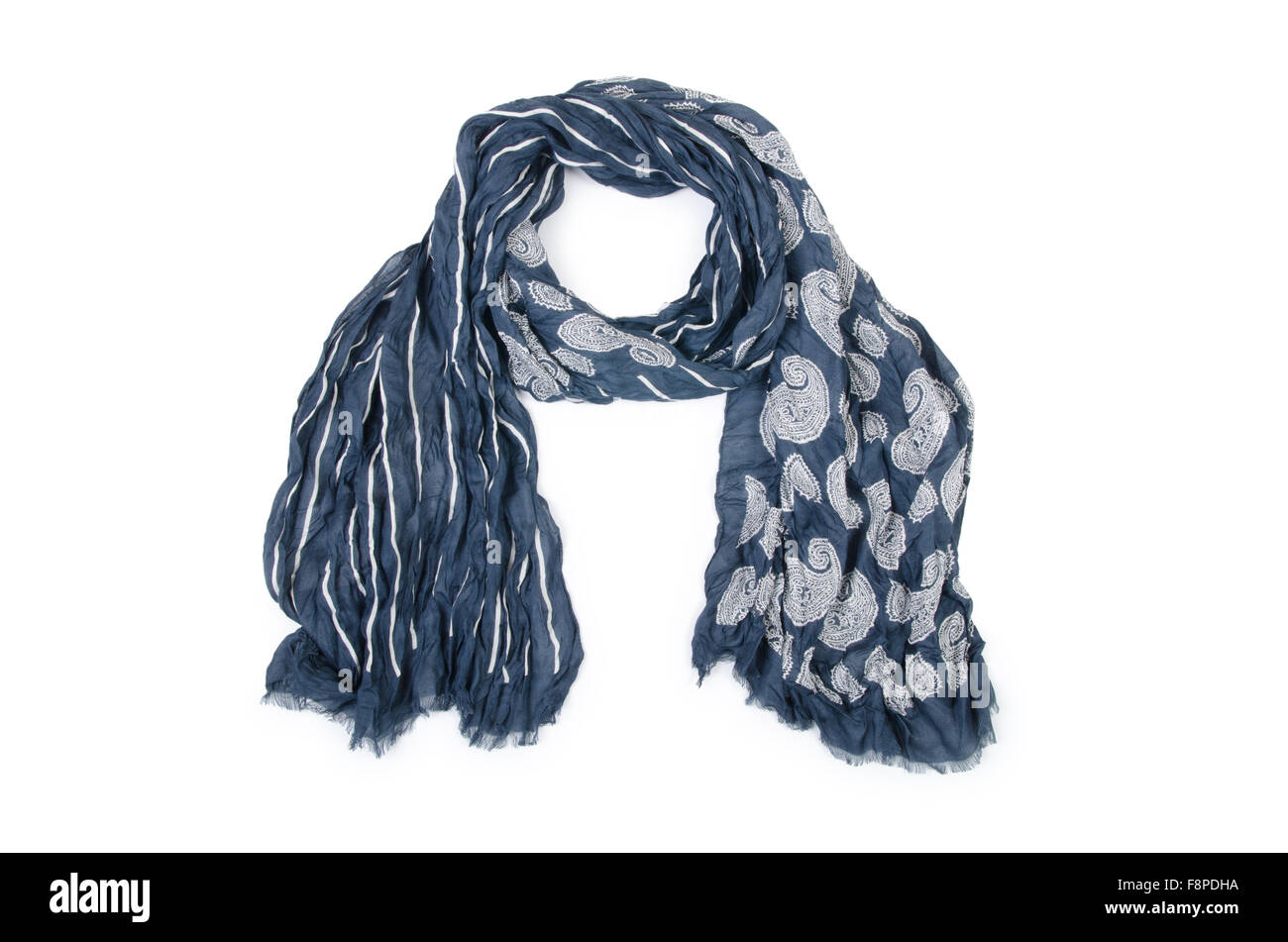 Warf scarf isolated on the white background Stock Photo - Alamy