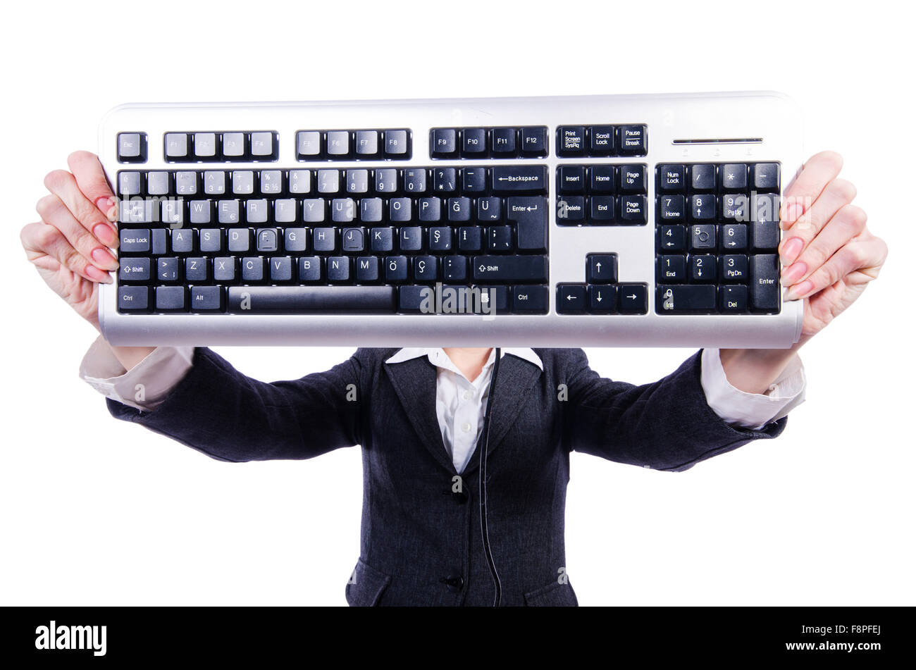 Computer nerd keyboard isolated on hi-res stock photography and images ...
