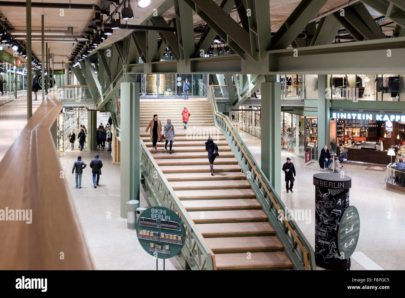 Interior view of the First Concept Shopping mall,Bikini,Berlin,Germany ...