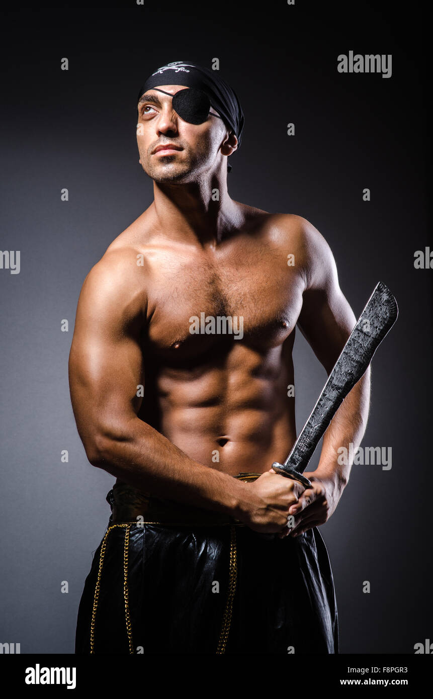 Muscular pirate hi-res stock photography and images - Alamy