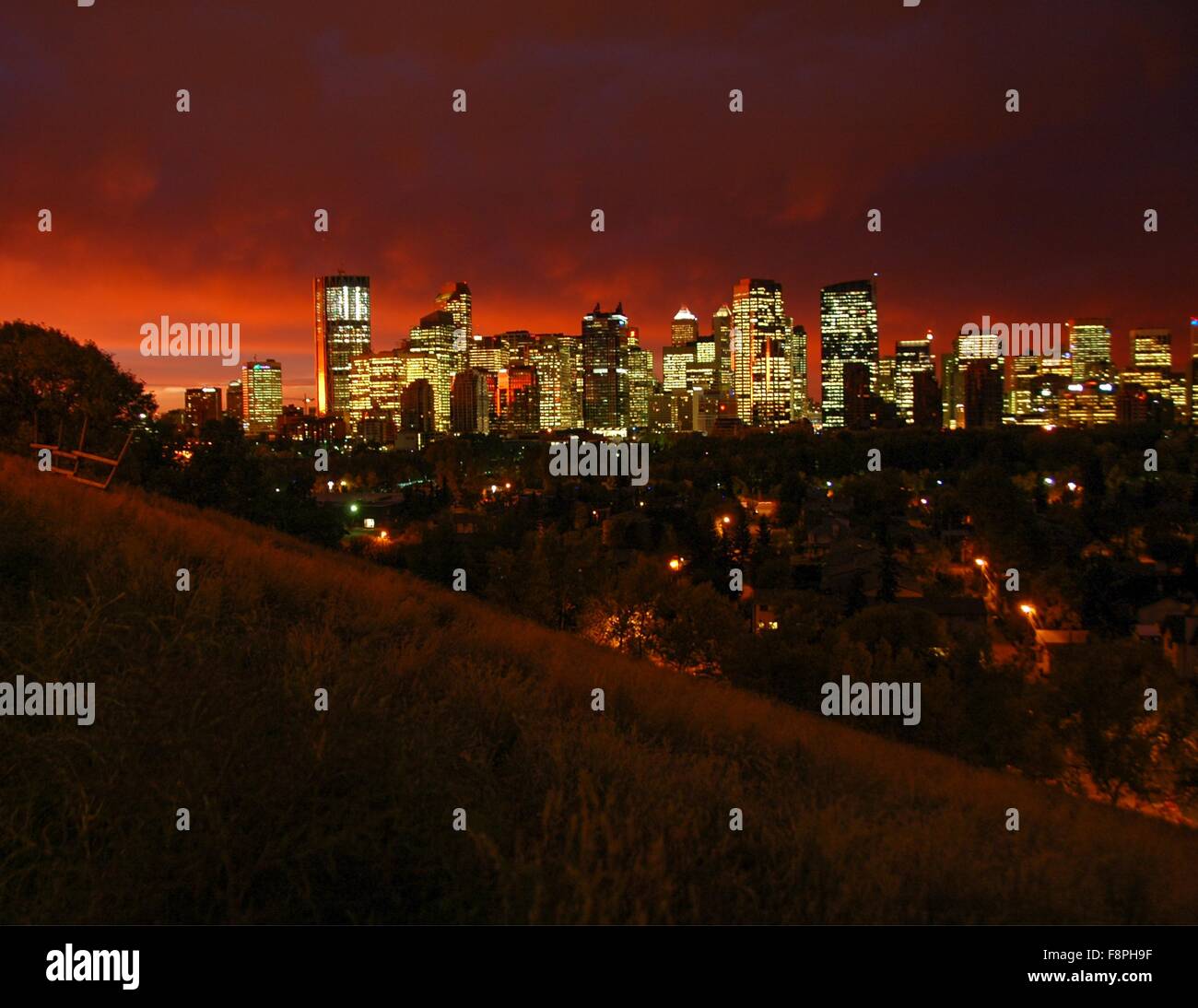 Construction in downtown calgary alberta hi-res stock photography and ...