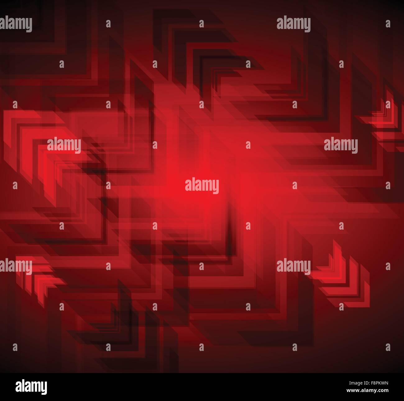 Hi-tech red arrows abstact background. Vector art design Stock Vector ...