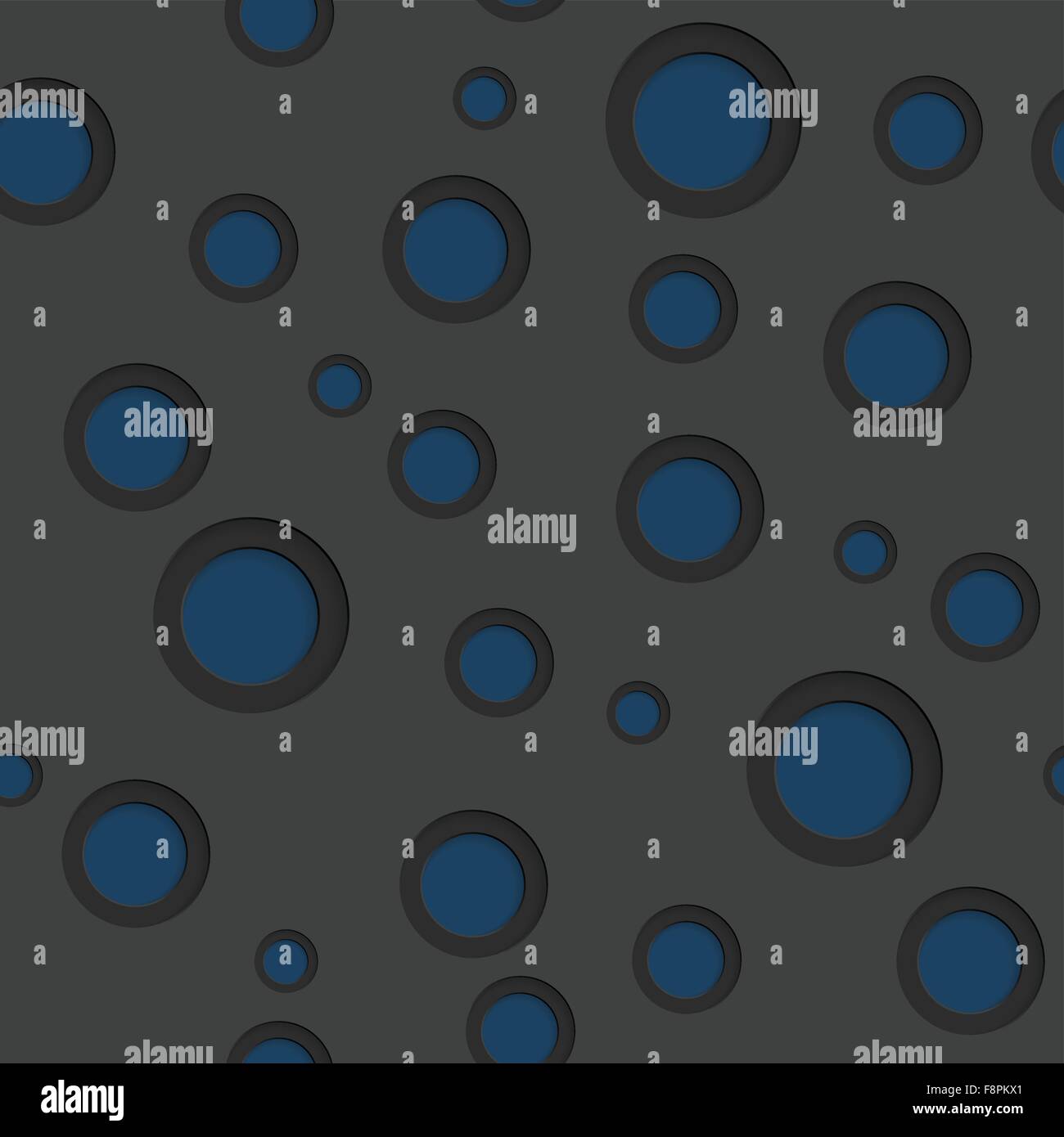 Dark blue circles abstract background. Vector design Stock Vector Image ...