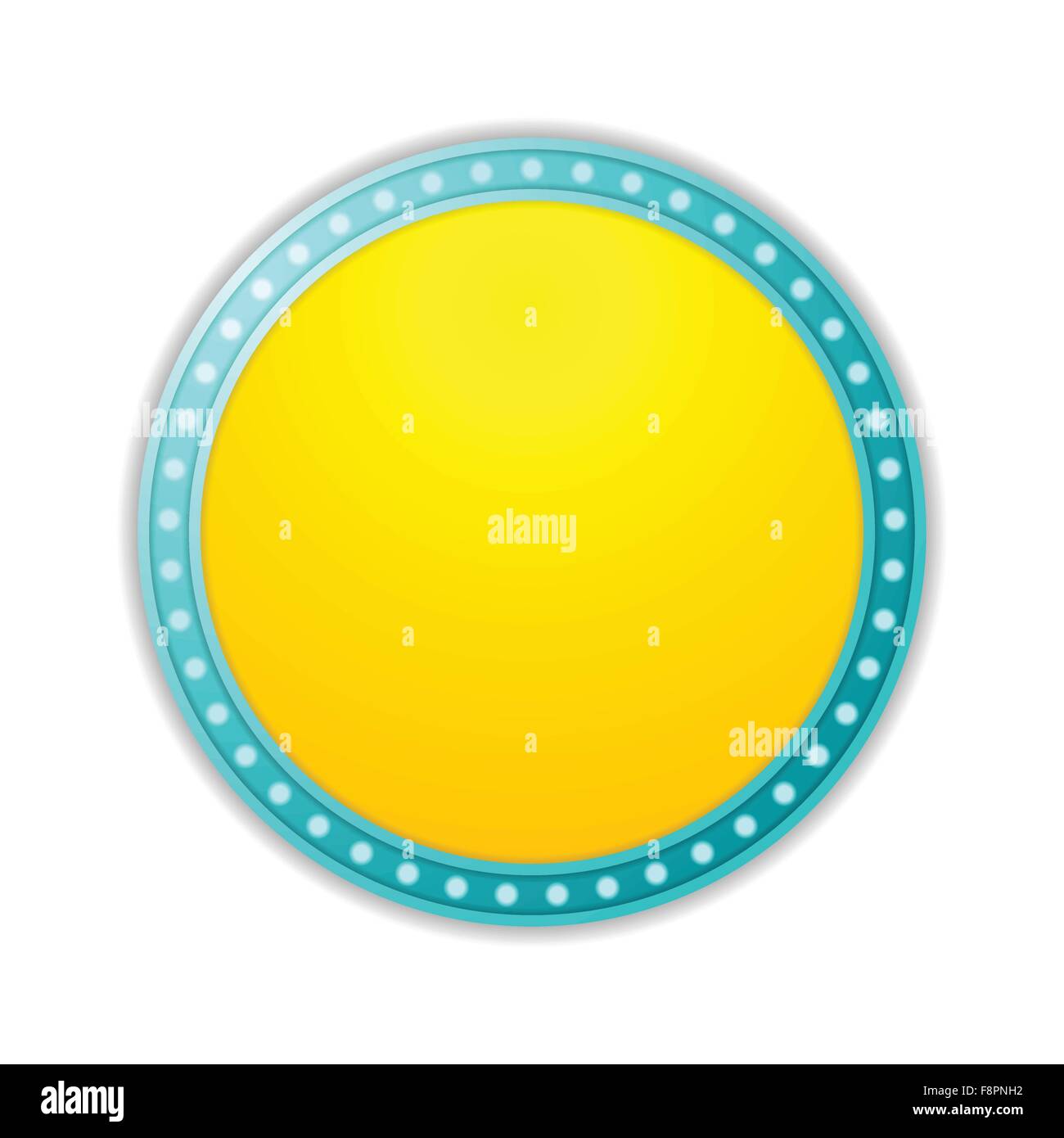 Abstract neon frame circle Cut Out Stock Images & Pictures - Alamy