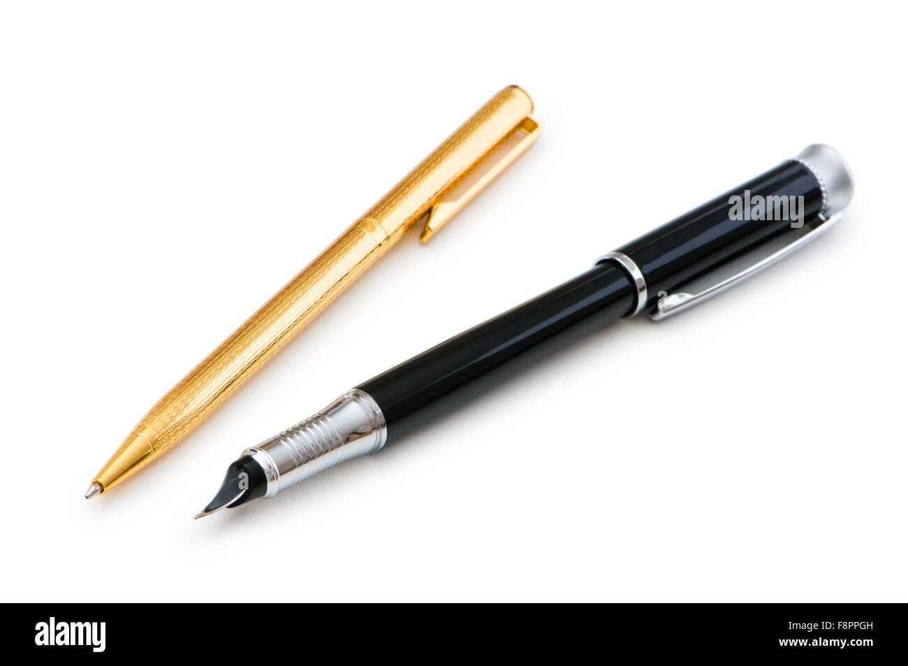 Writing pen isolated on the white background Stock Photo - Alamy