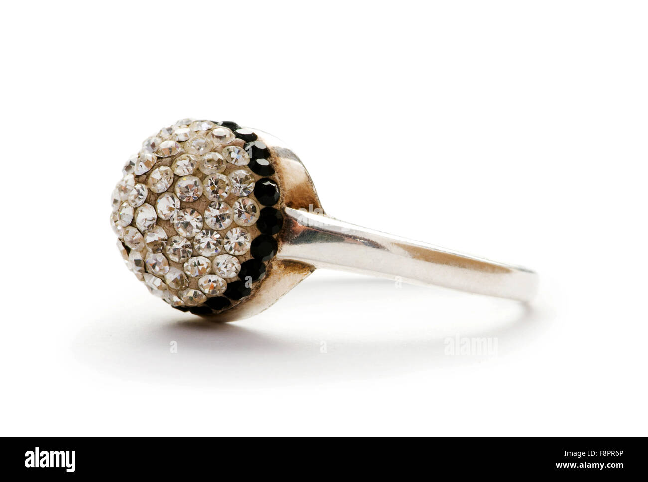 Jewellery ring isolated on the white background Stock Photo - Alamy