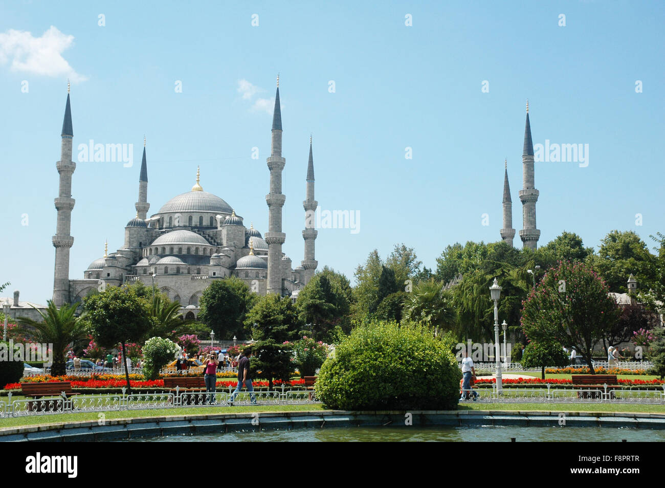 Big mosque in Istanbul in summer day Stock Photo - Alamy