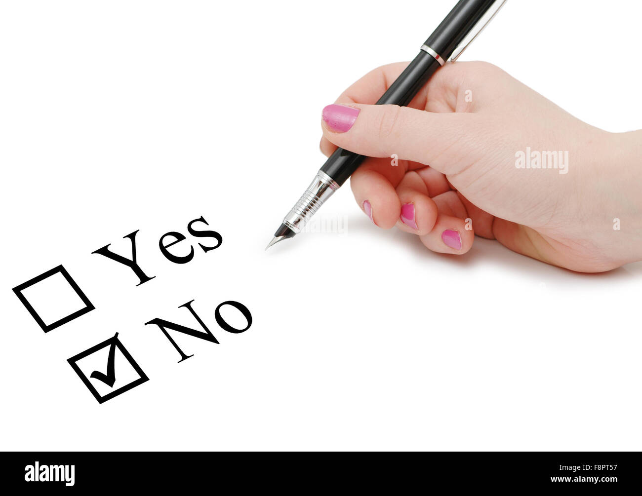 Consent tick box hi-res stock photography and images - Alamy