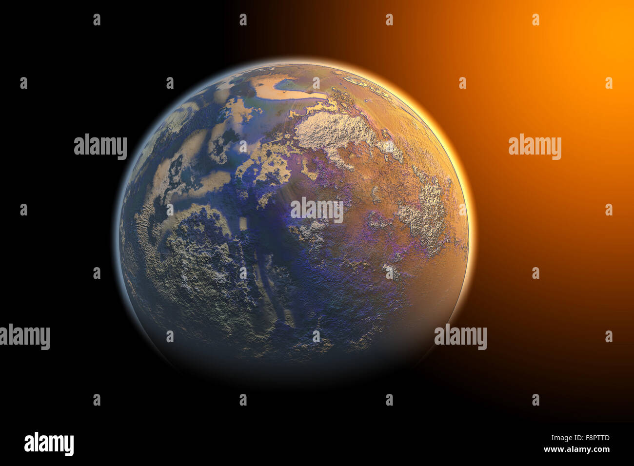 World planet americas space hi-res stock photography and images - Alamy