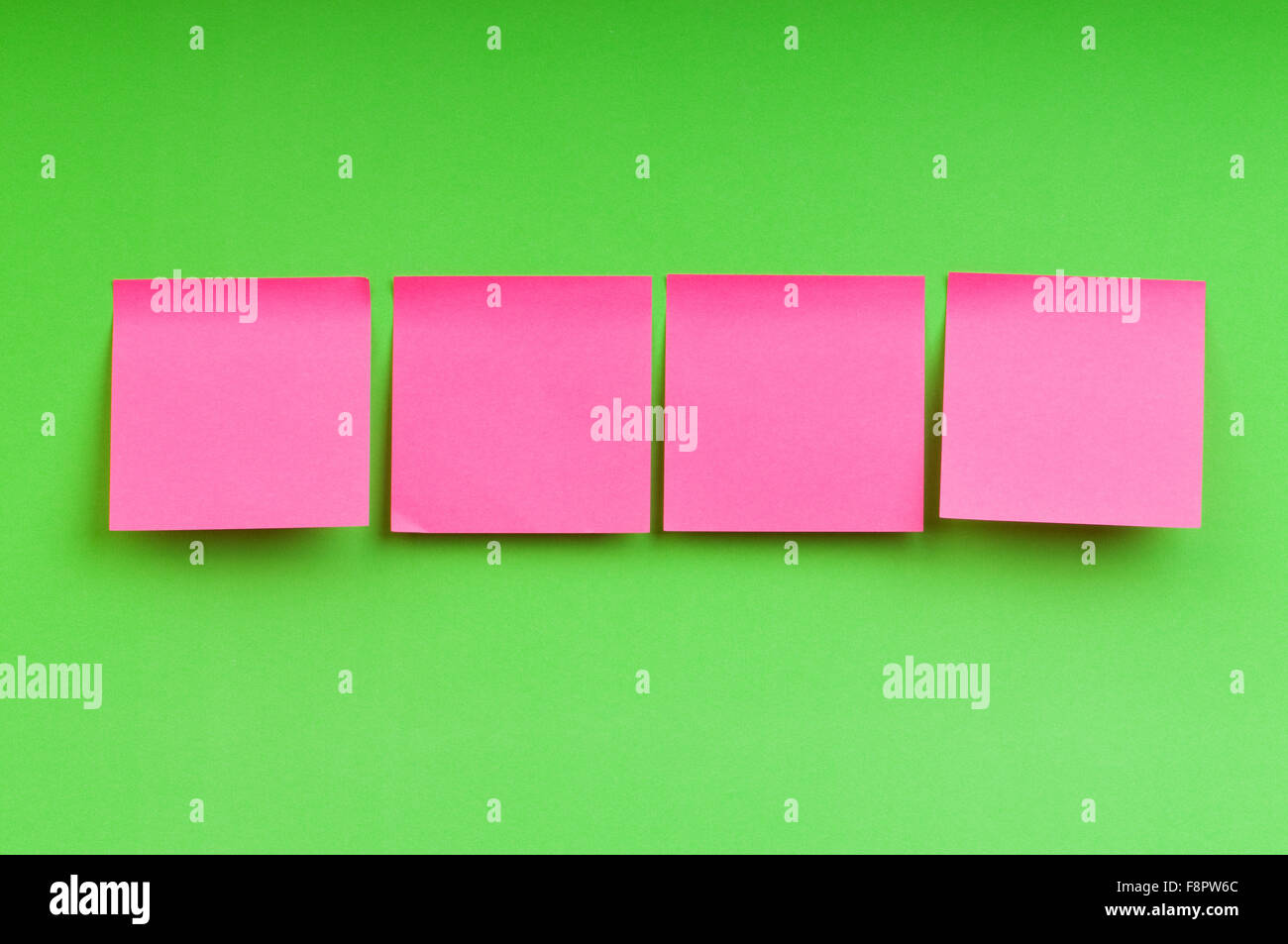 Reminder notes on the bright colorful paper Stock Photo - Alamy