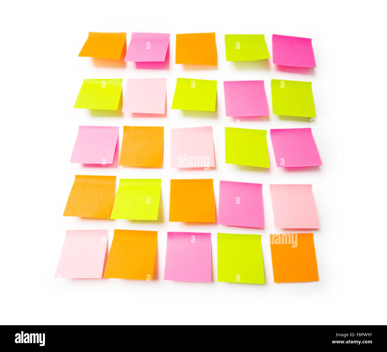 Reminder notes isolated on the white background Stock Photo - Alamy