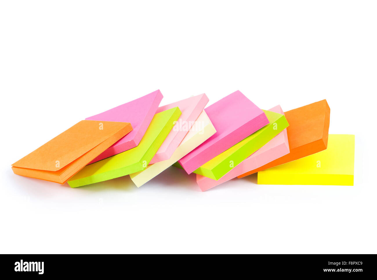 Reminder notes isolated on the white background Stock Photo - Alamy