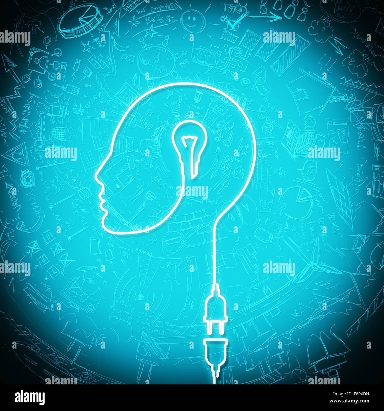 Connection of idea Stock Photo - Alamy