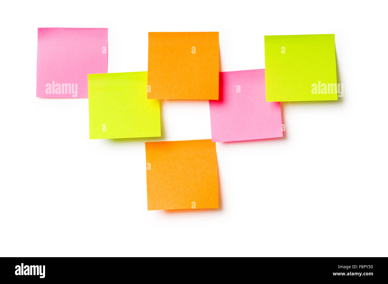 Reminder notes isolated on the white background Stock Photo - Alamy