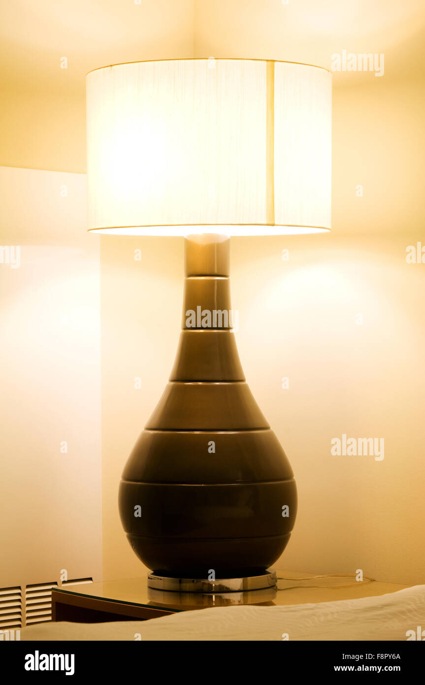 Room interior - Light stand on the table Stock Photo - Alamy