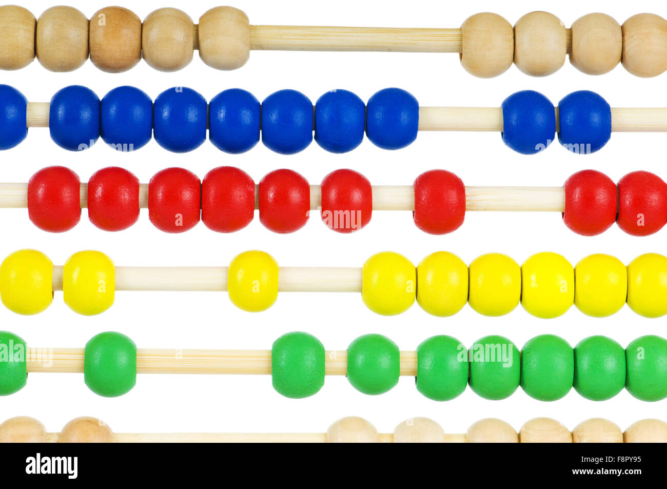 Education concept - Abacus with many colorful beads Stock Photo - Alamy