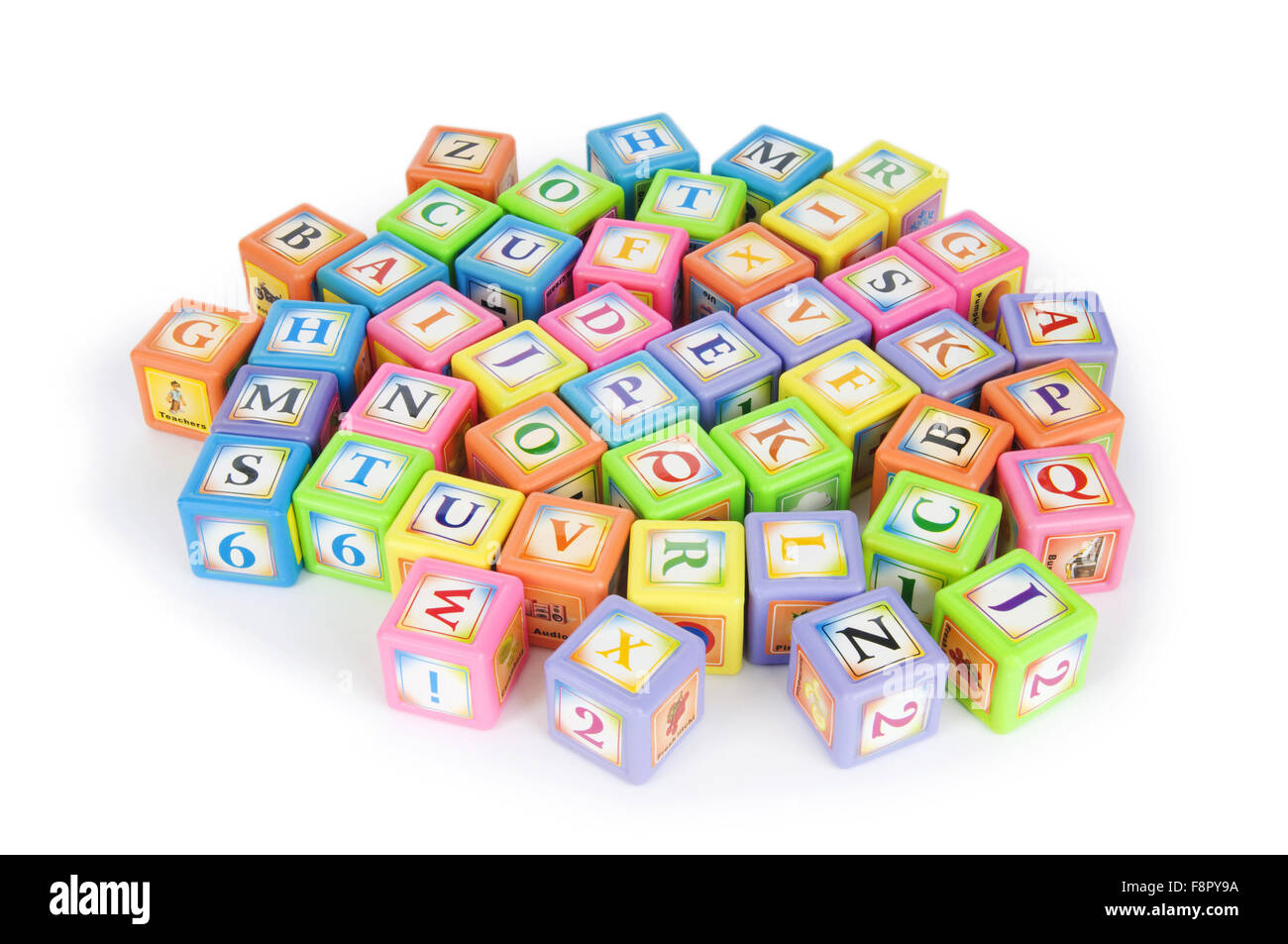 English language learning blocks Cut Out Stock Images & Pictures - Alamy