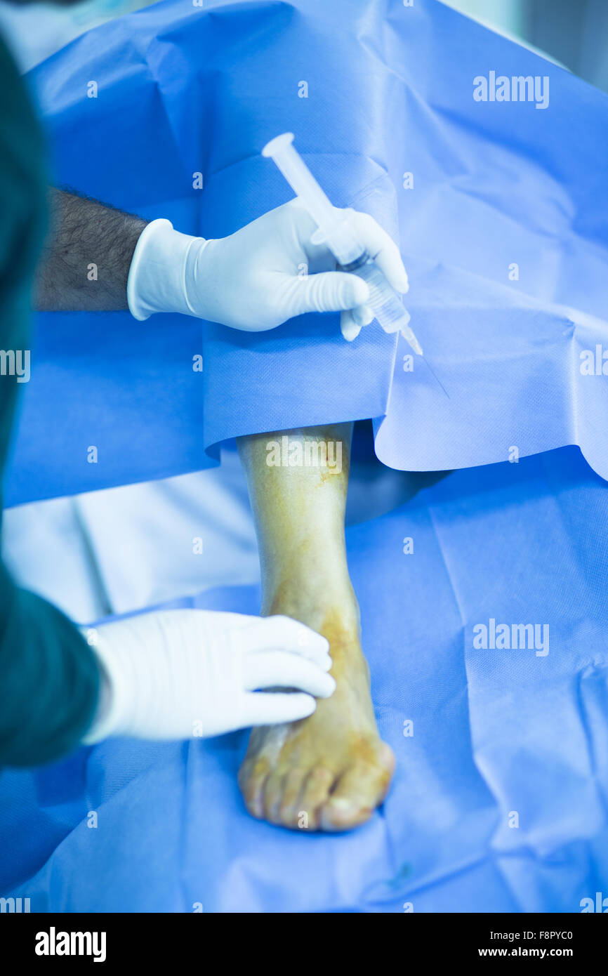Hospital emergency orthopedics and traumatology surgery operating room ...
