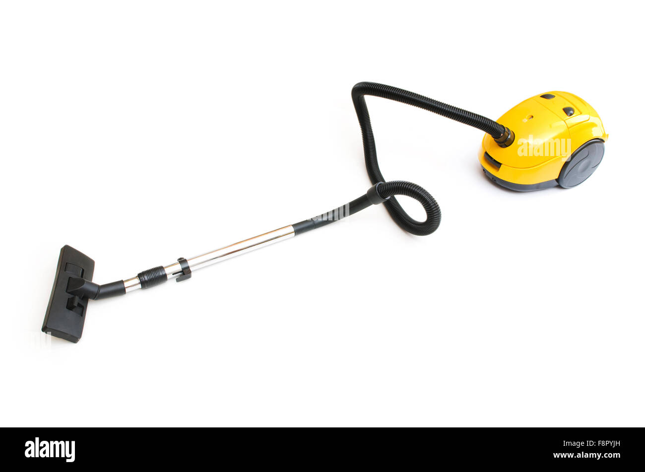 Vacuum cleaner isolated on the white background Stock Photo - Alamy