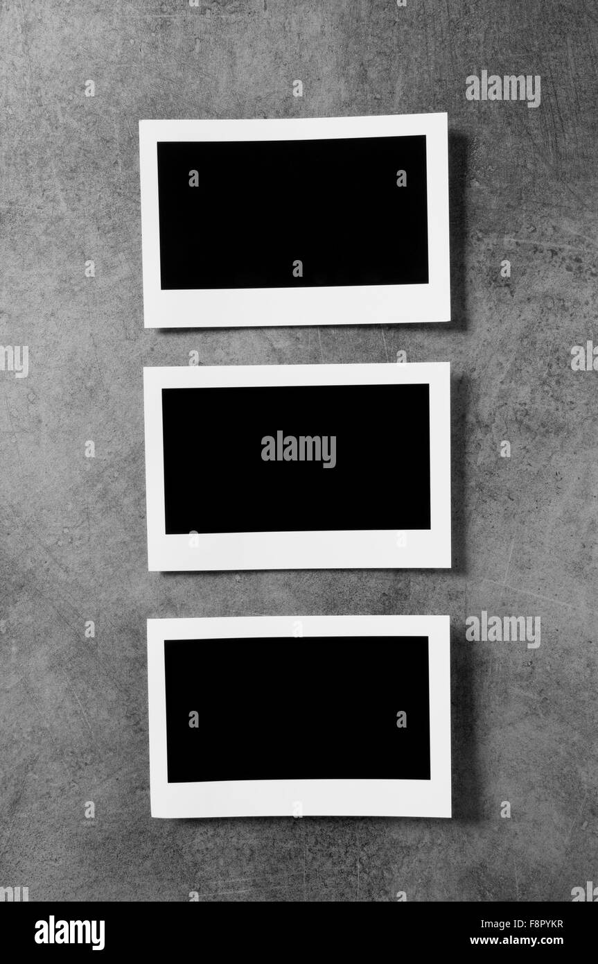 Designer concept - blank photo frames for your photos Stock Photo - Alamy